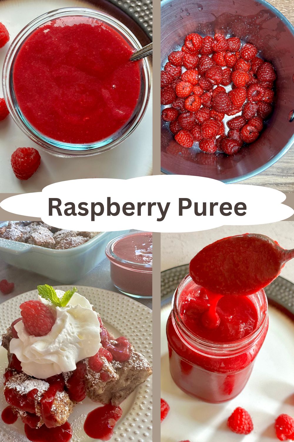 Raspberry Puree - HOORAH to Health