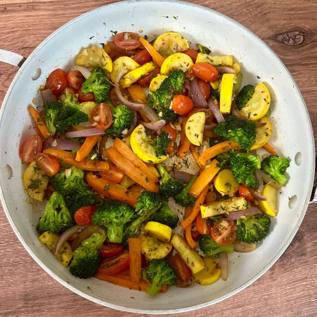 Tahini Pasta with Sautéed Vegetables - HOORAH to Health